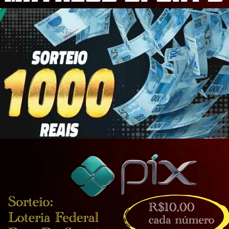 Pix de R$1.000,00 direto na sua conta.