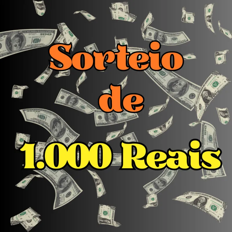 Rifa de 1.000 reais