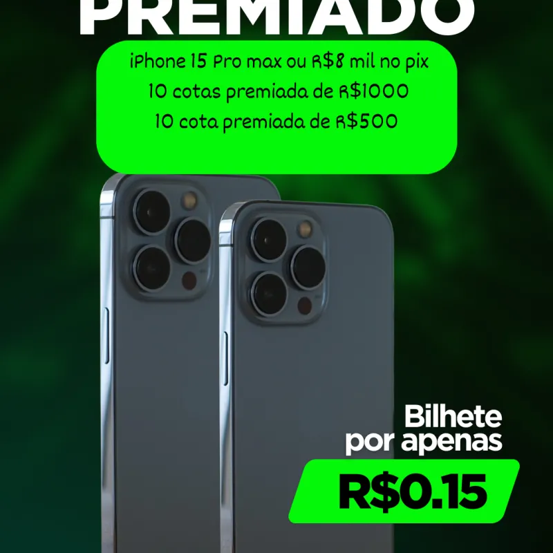 IPHONE 15 PRO MAX ou R$8000 no pix