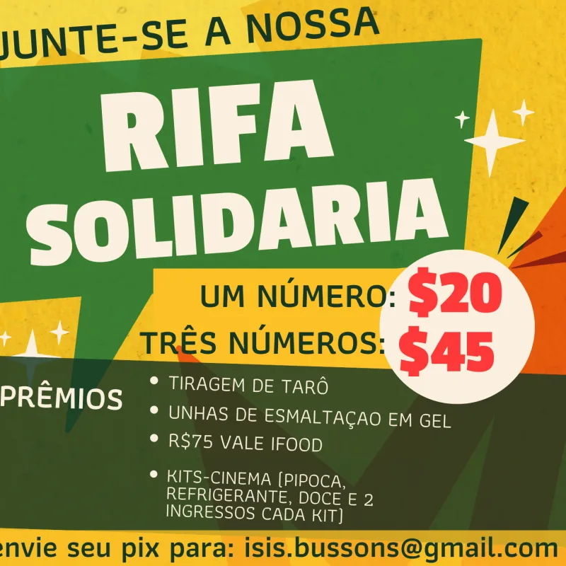 Rifa Solidaria - Jane e Mary