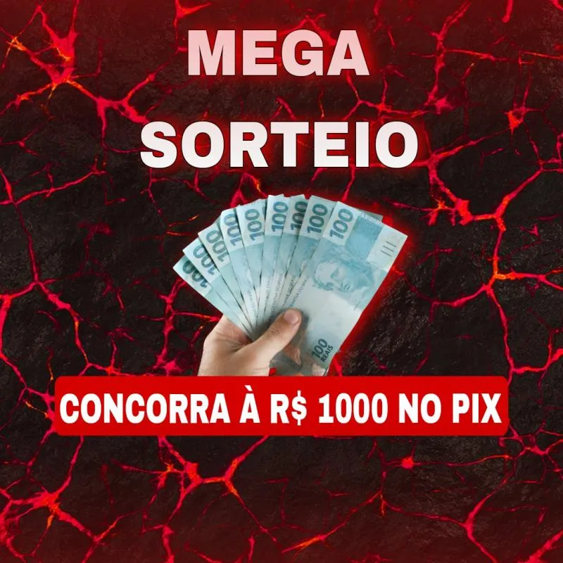 RIFA| VALENDO 1000 REAIS NO PIX