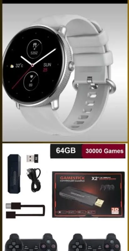 Smartwatch ZEBLAZE GTR 3 Pro + Game Stick GD plus