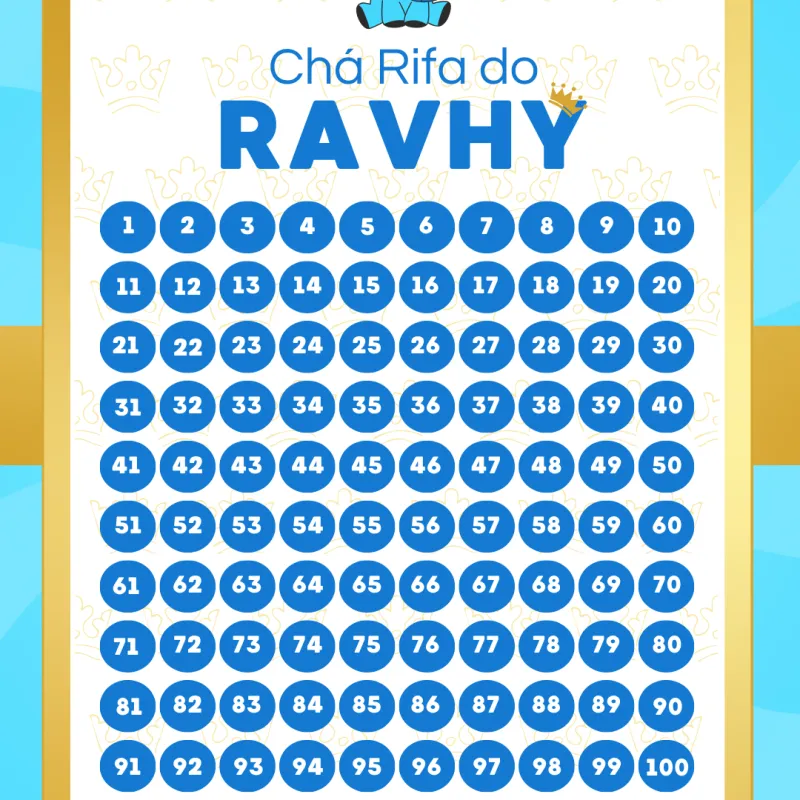 Chá rifa do ravhy💙